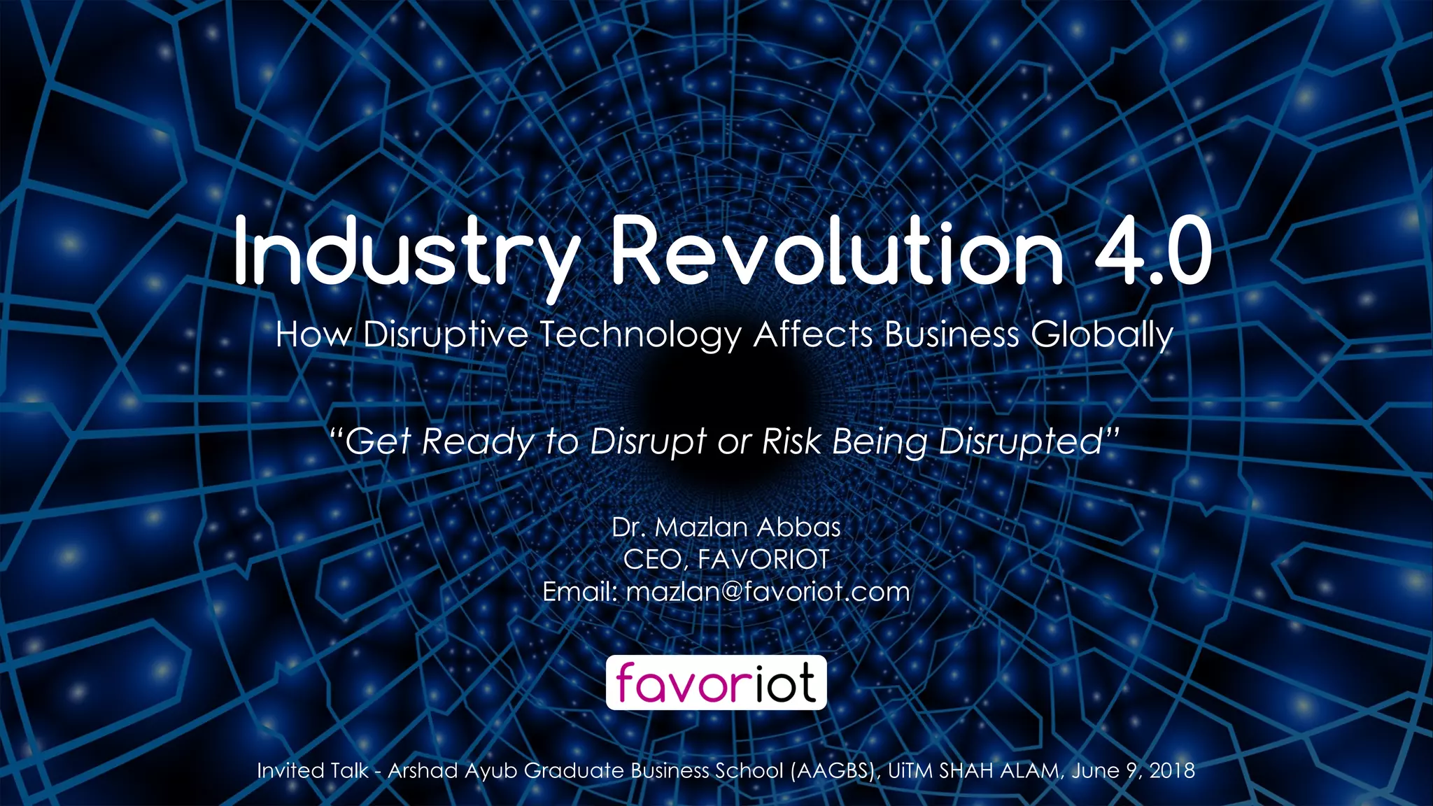 Industry 4.0 - How Disruptive Technology Affects Business Globally - To ...
