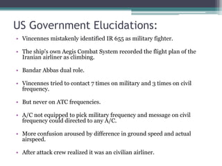 Iran air flight IR655 | PPT