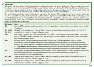 Active Ingredient Mode of Action of Insecticide | PDF