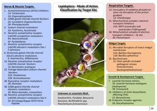 Active Ingredient Mode of Action of Insecticide | PDF