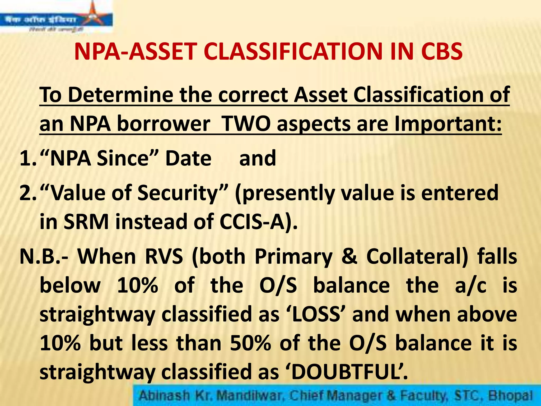 IRAC Norms of RBI | PDF