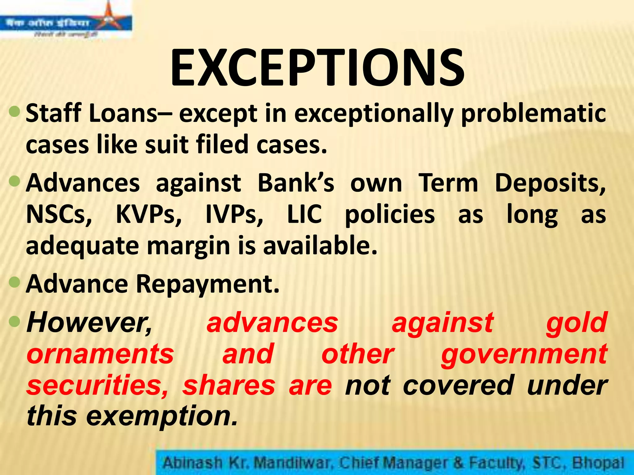 IRAC Norms of RBI | PDF