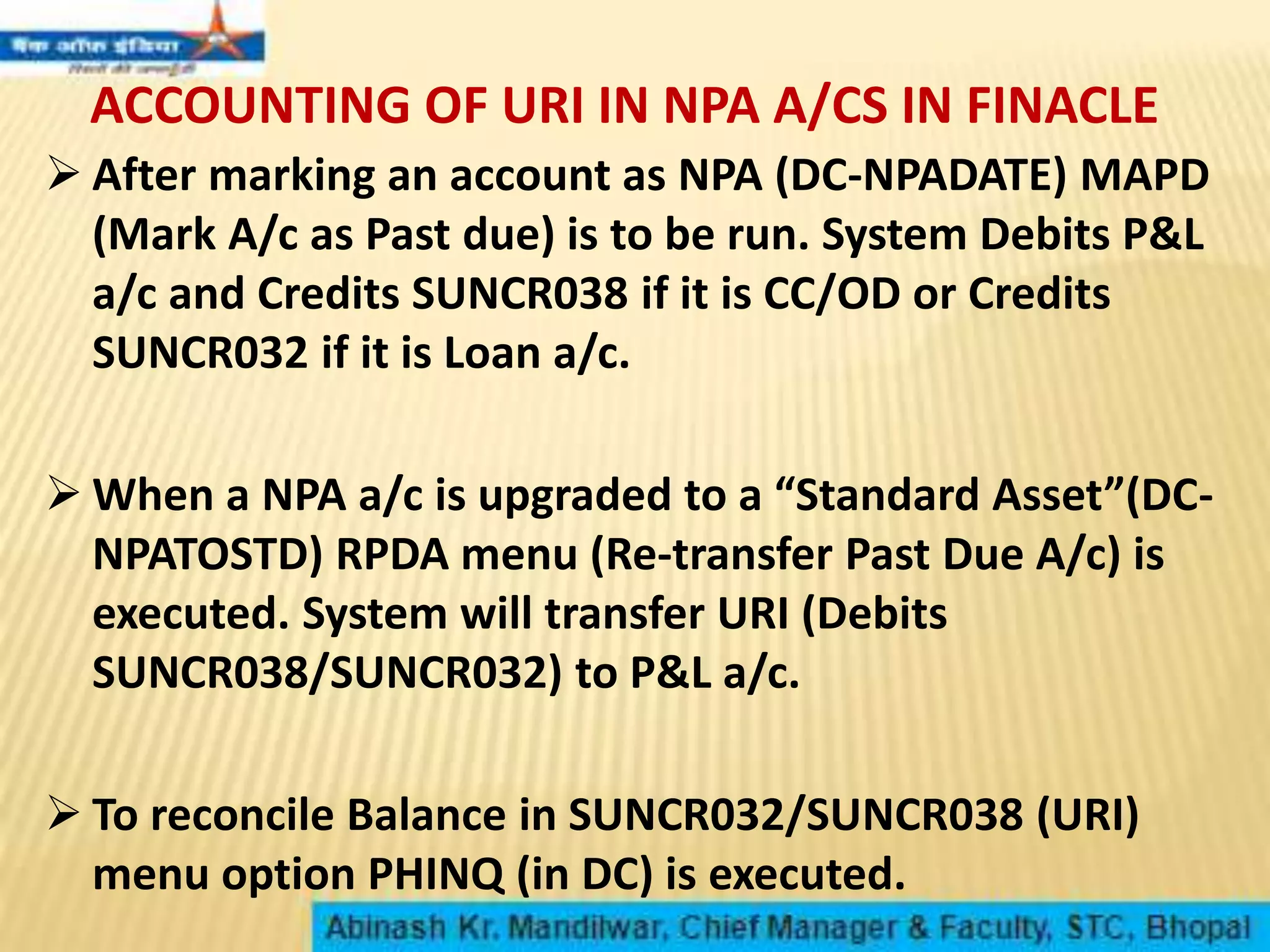 IRAC Norms of RBI | PDF