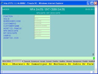 IRAC NORMS (INCOME RECOGNITION & ASSET CLASSIFICATION AND PROVISIONING ...