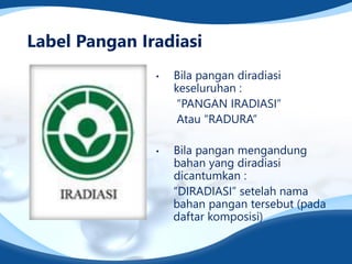 Iradiasi pangan | PDF