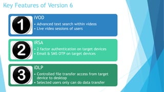 Iraje version 6 presentation | PDF