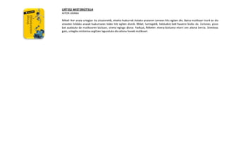 Irakur liburuak dbh1 | PPT