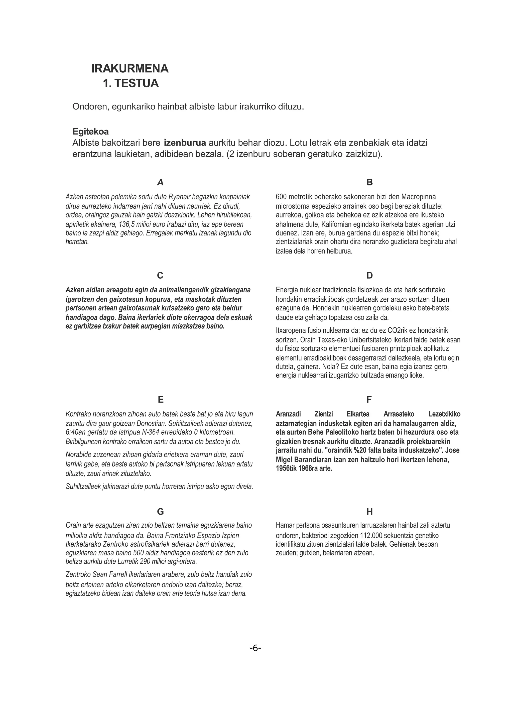 2.mailako Irakurmena 2009 | PDF