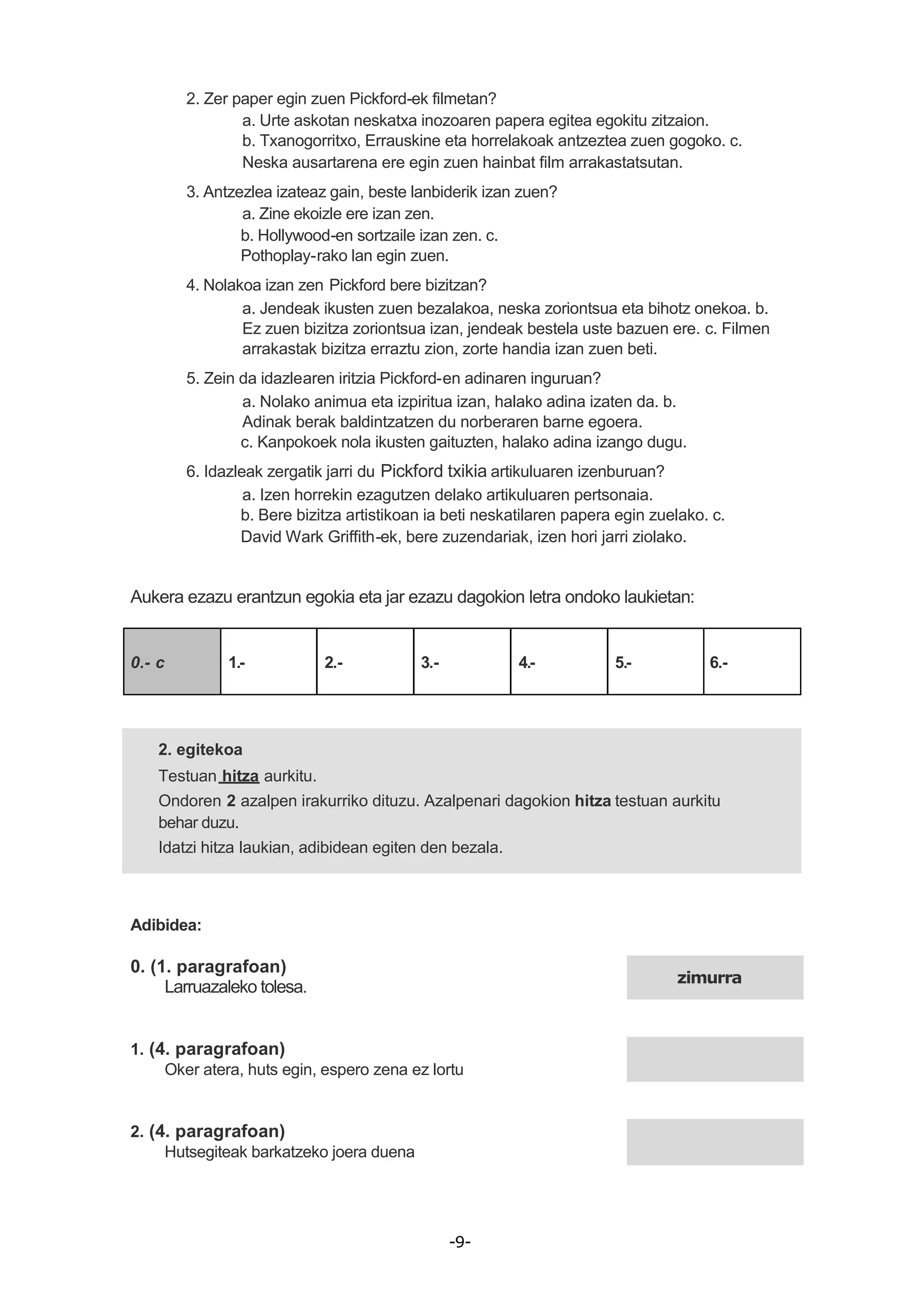 2.mailako Irakurmena 2009 | PDF