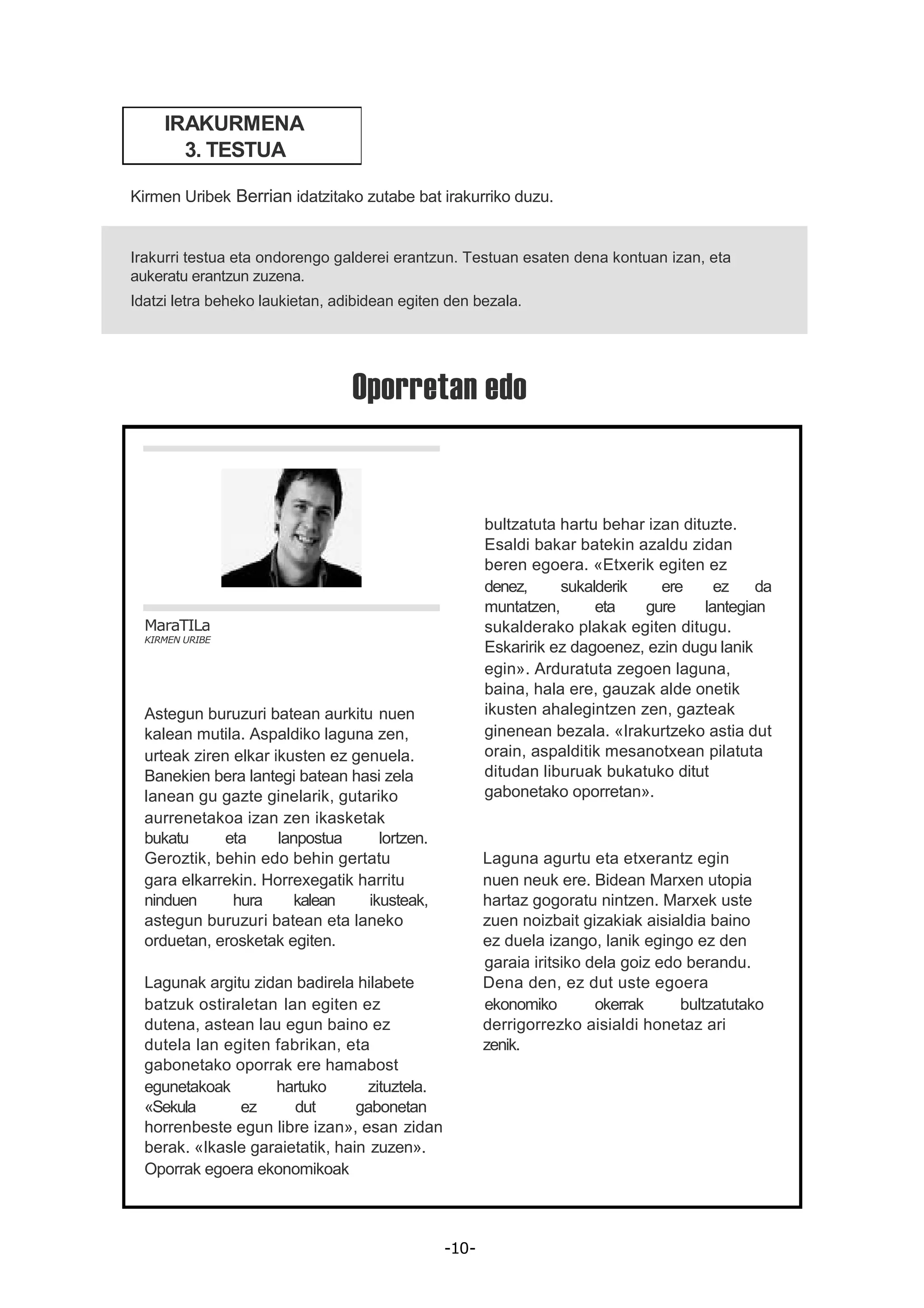 2.mailako Irakurmena 2009 | PDF