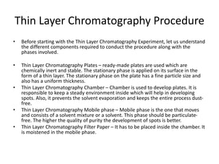 Thin layer chromatography | PPT