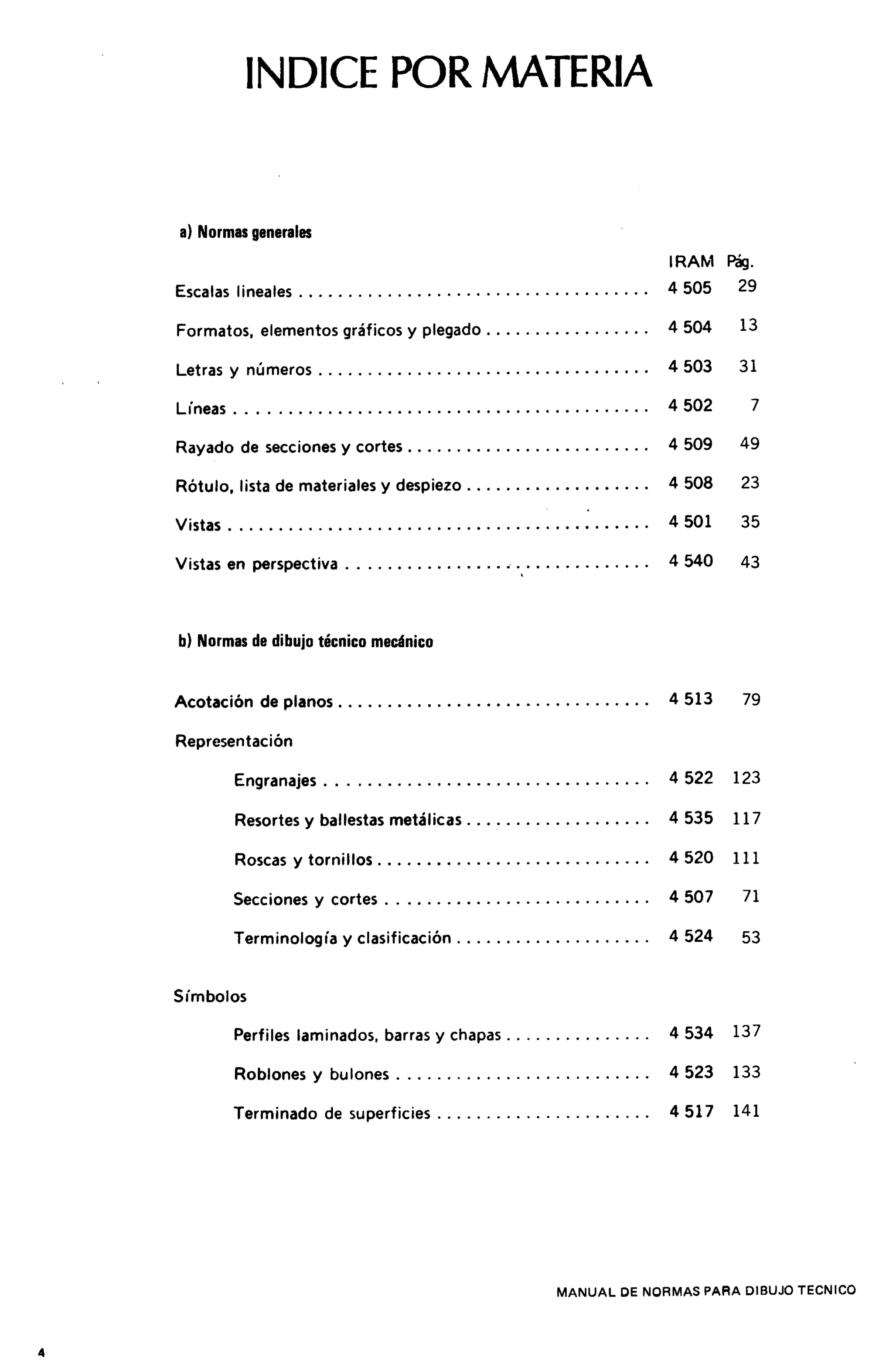 Iram Manual De Normas Para Dibujo Tecnico Pdf