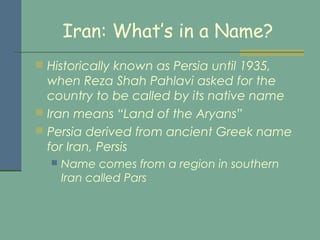 Iran | PPT