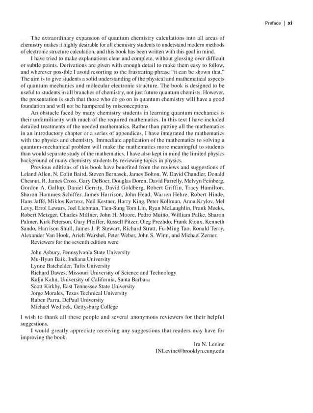 Ira N. Levine-Quantum Chemistry-Pearson (2013).pdf | Chemistry | Science