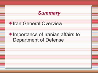 Iran Powerpoint Presentation 3 | PPT