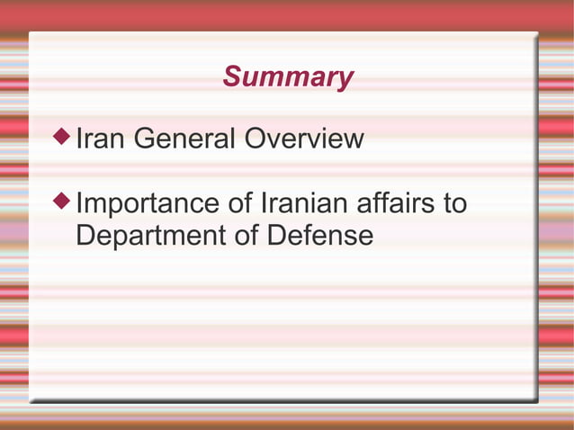 Iran Powerpoint Presentation 3 | PPT | Politics