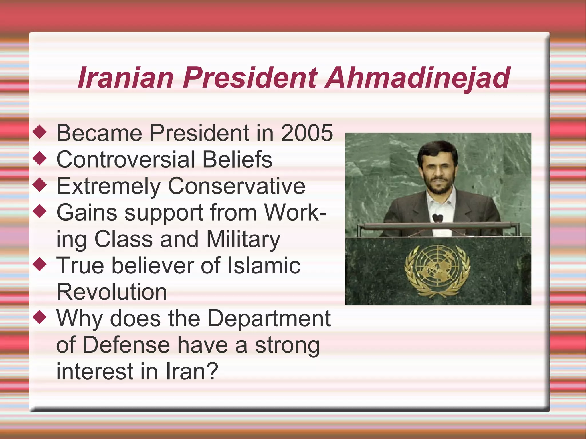 Iran Powerpoint Presentation | PPT