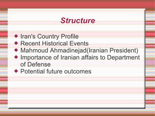 Iran Powerpoint Presentation | ODP