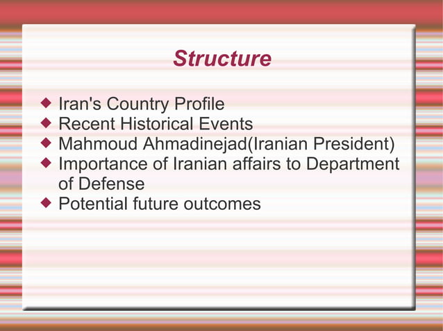 Iran Powerpoint Presentation | ODP