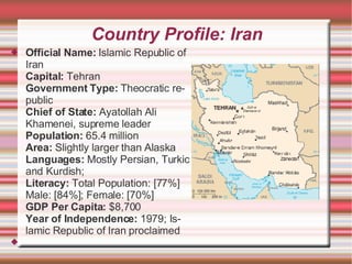 Iran Powerpoint Presentation | ODP