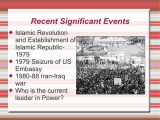 Iran Powerpoint Presentation | ODP
