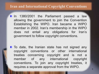 Iran and international Treaties on Freedom of Expression | PPT