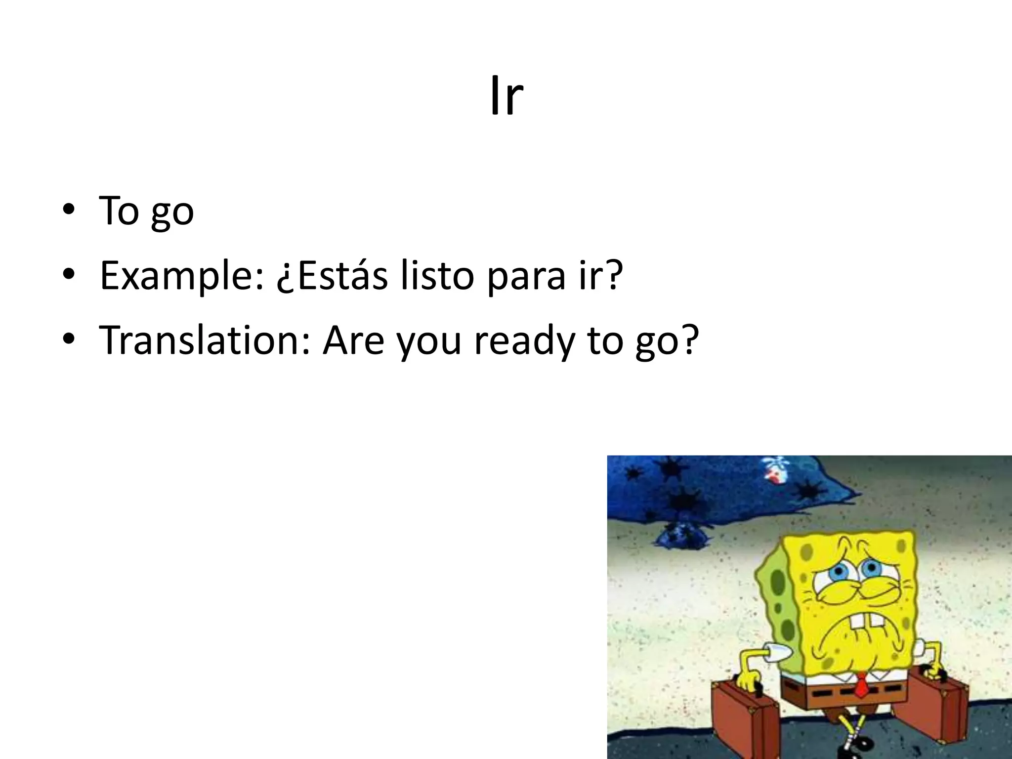 Ir and estar! power point | PPT