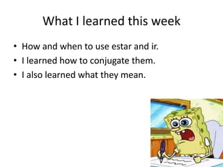 Ir and estar! power point | PPT