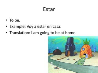 Ir and estar! power point | PPT