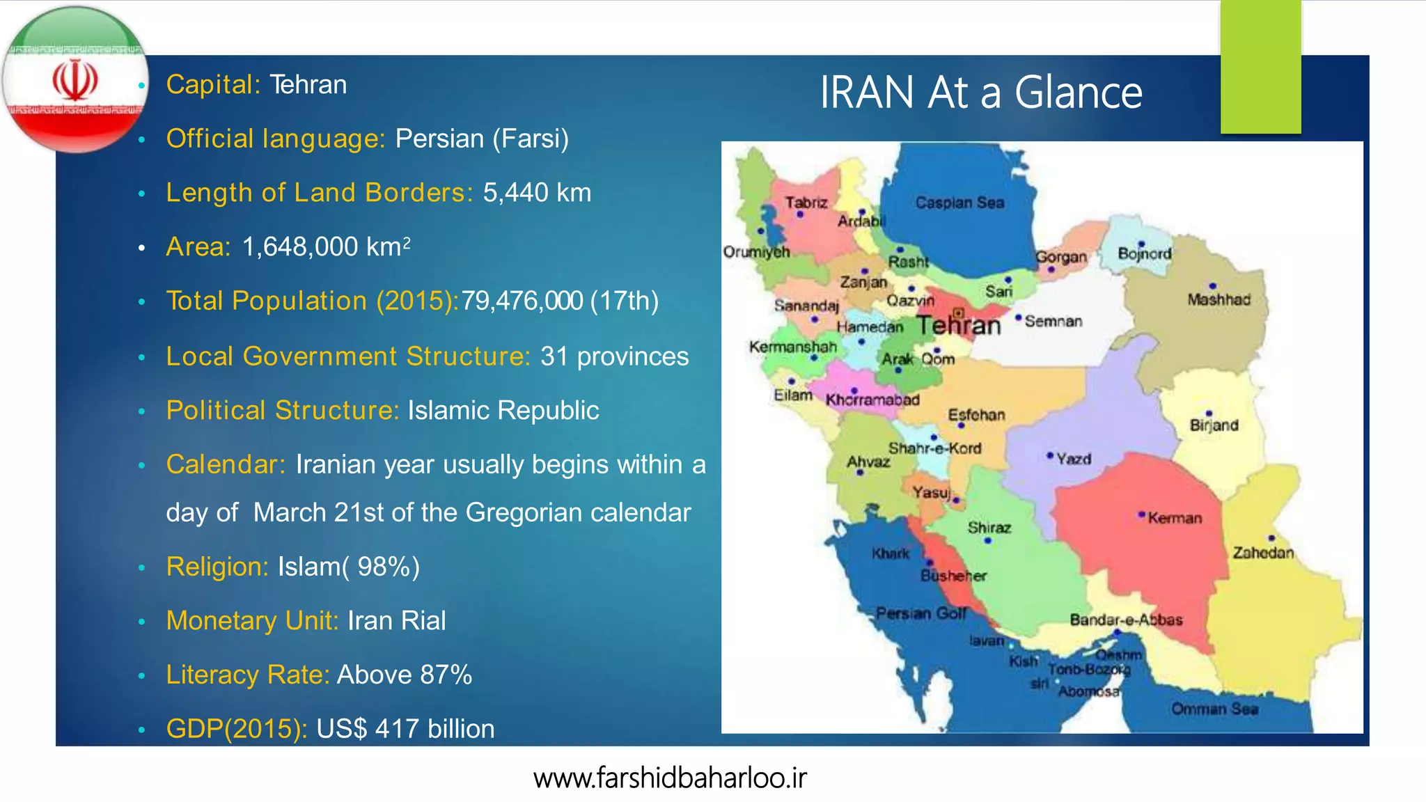 Iran economical overview for investment | PPTX