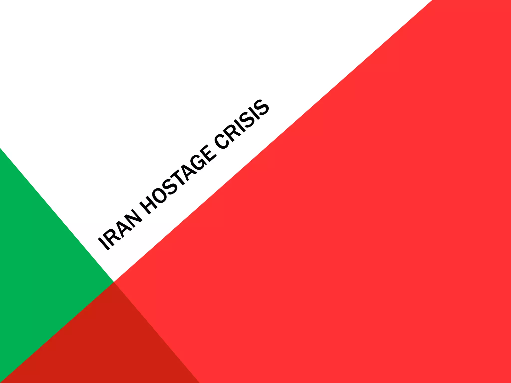 Iran hostage crisis | PPTX
