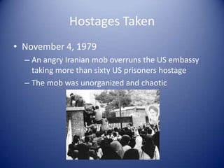 Iranian hostage crisis | PPTX