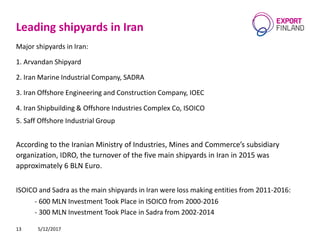 Iran_Maritime Market snapshot 2017 | PDF | Commodities | Economy