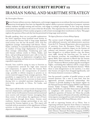Iranian Naval and Maritime Strategy | PDF