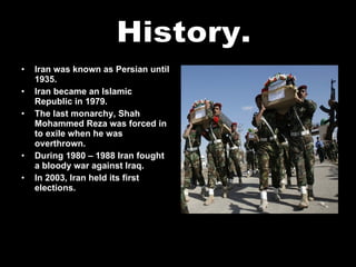 Iran Powerpoint Presentation | PPT