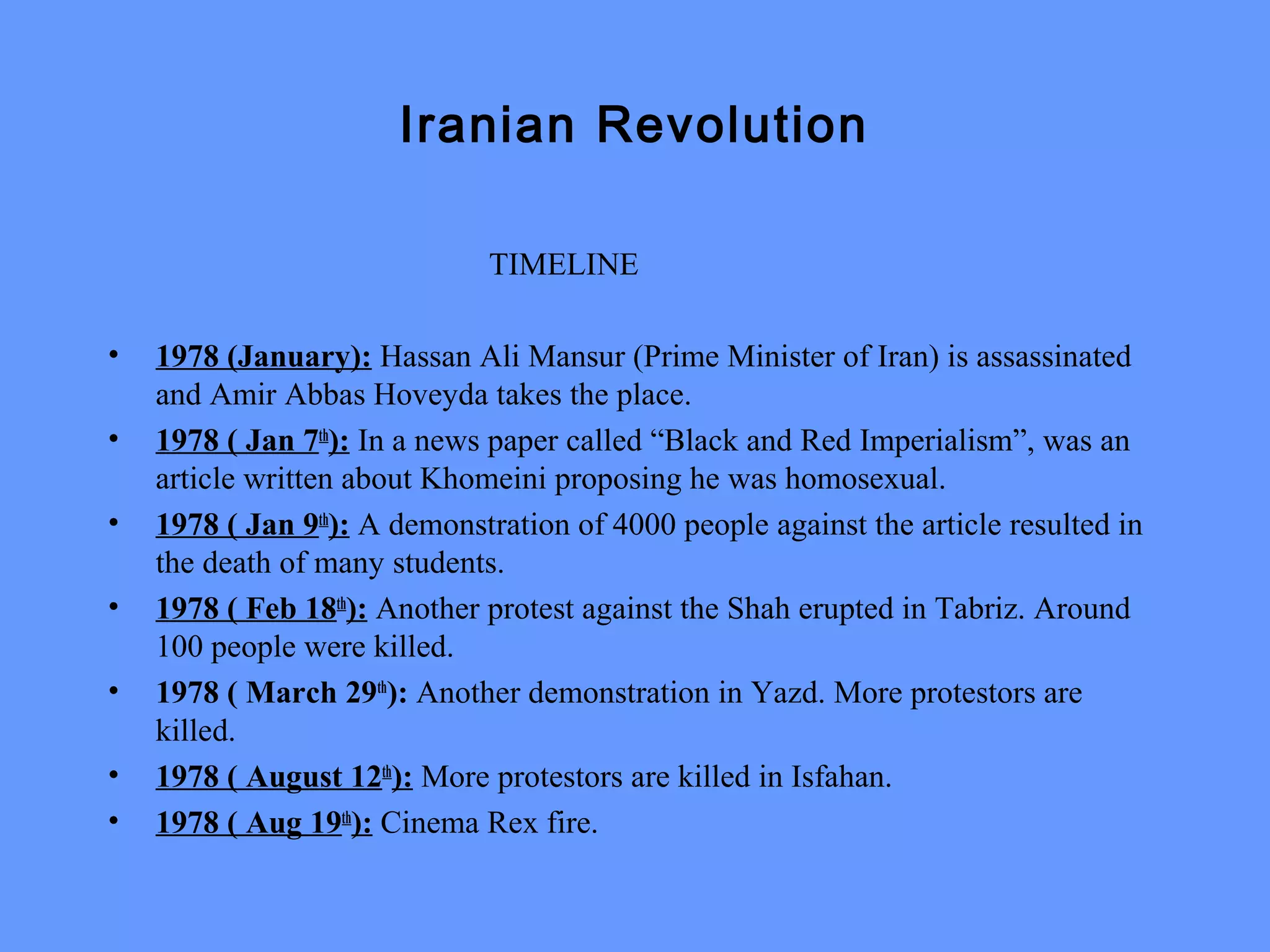 Iranianrevolution | PPT