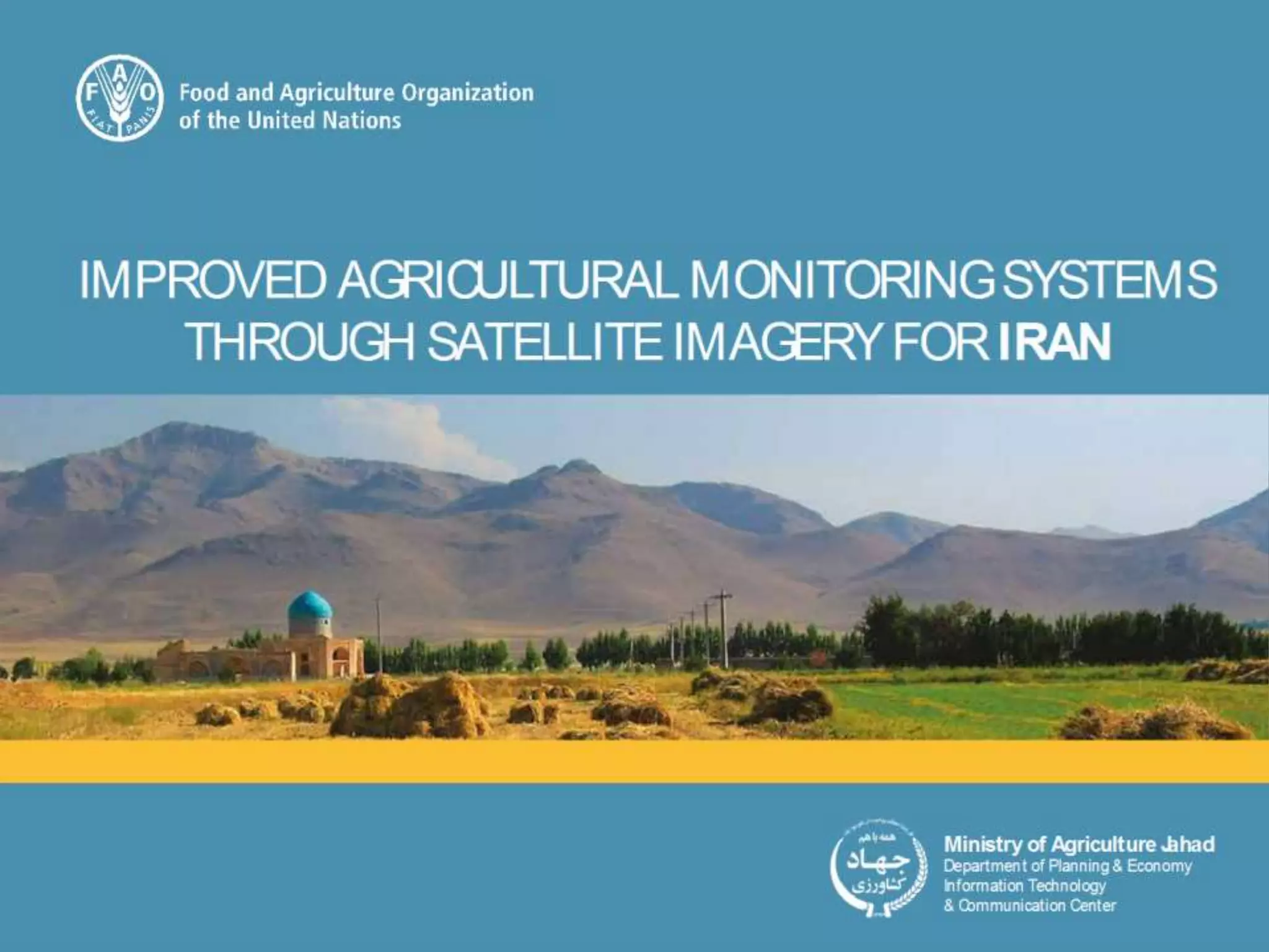 Improved Agricultural Monitoring Systems through satellite imagery for ...