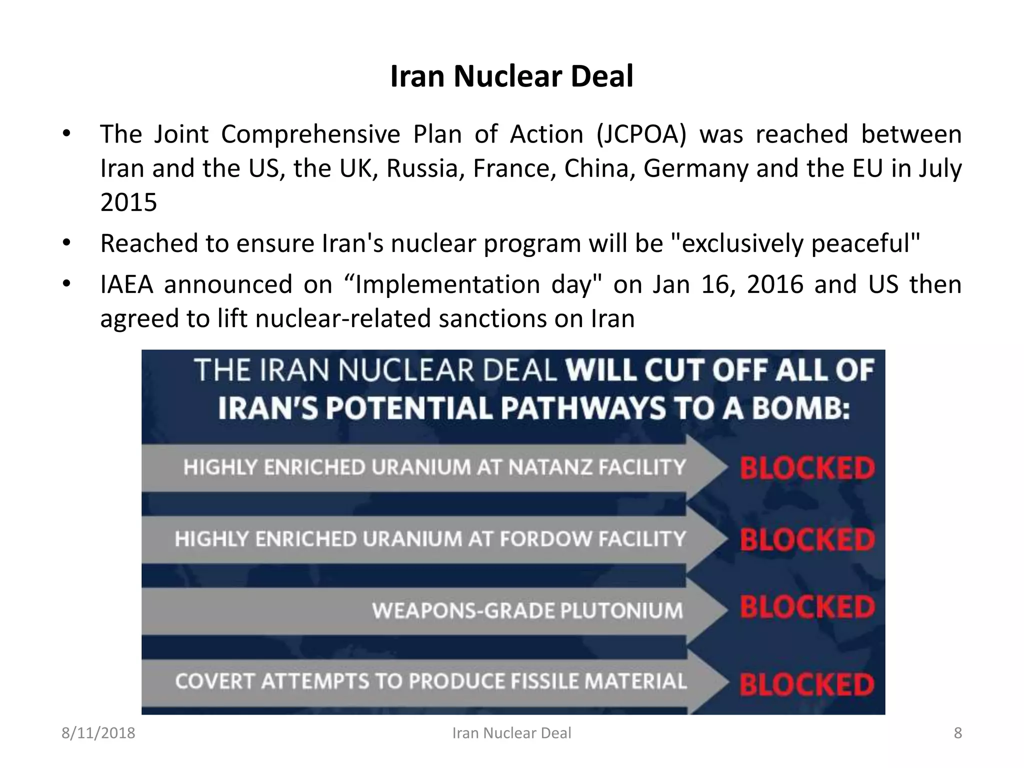 Iran nuclear deal | PPT