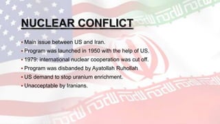 US vs Iran Conflicts | PPTX