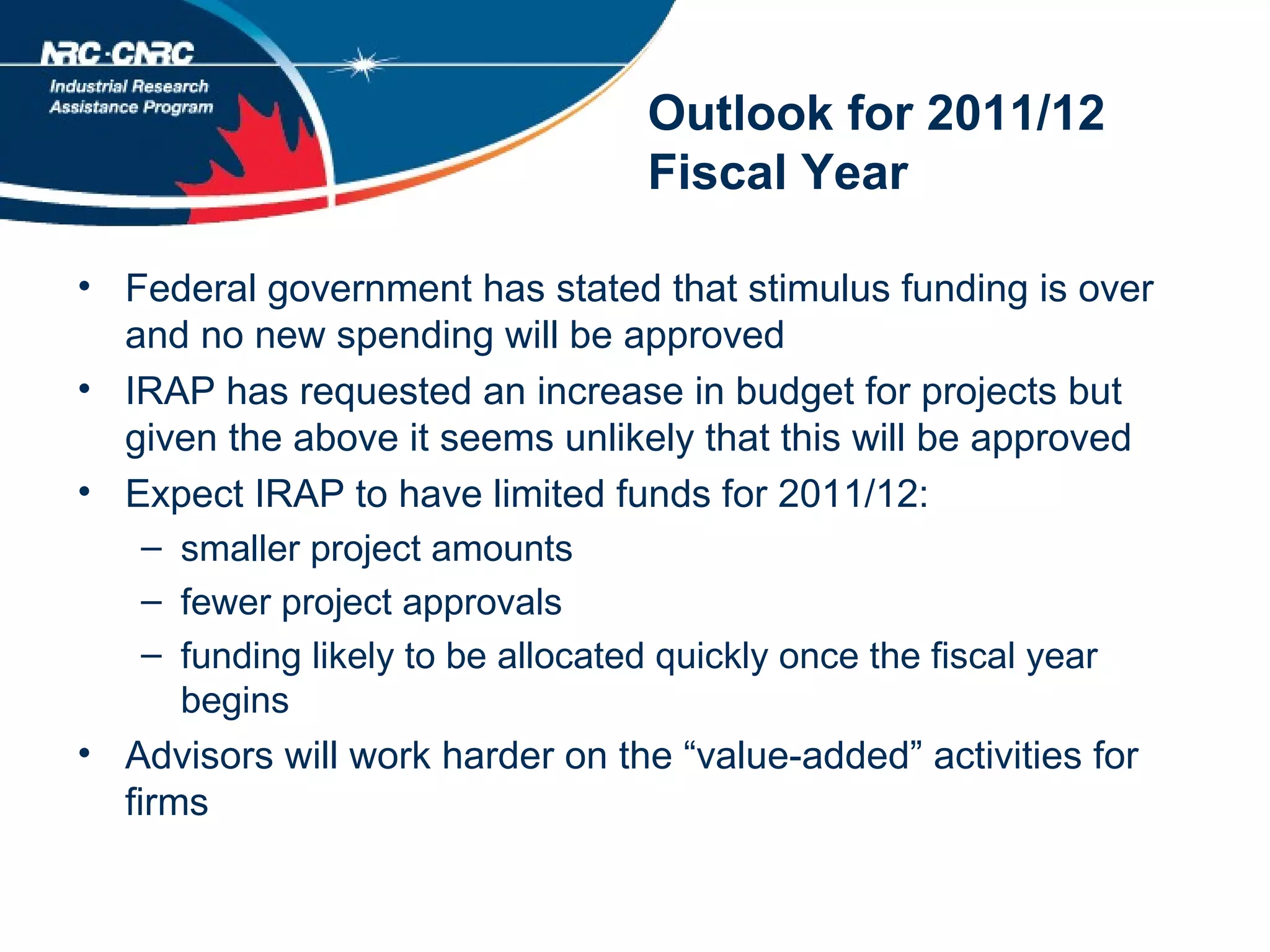 ONEIA IRAP Presentation | PPT