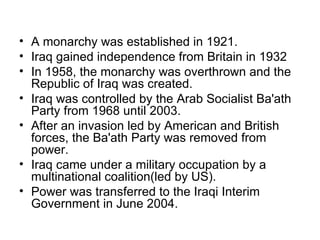 Iraq | PPT