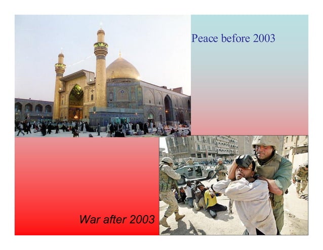 Iraq Before and after War | PDF