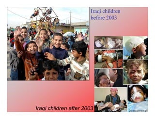 Iraq Before and after War | PDF