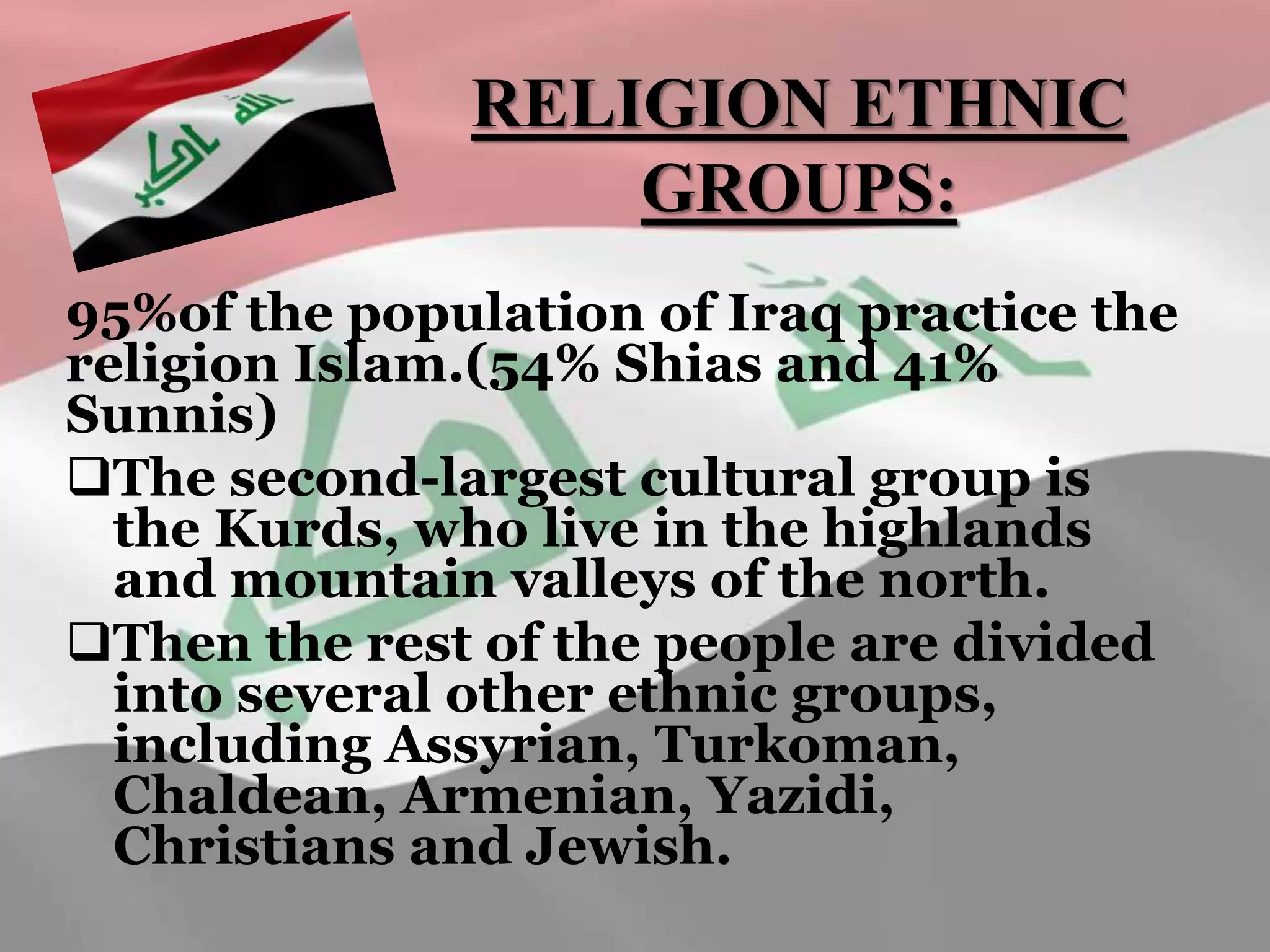 Iraq Culture Presentation | PPTX