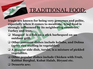 Iraq Culture Presentation | PPTX