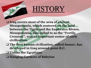 Iraq Culture Presentation | PPTX