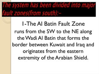 Iraq Fault in all of Iraq area and .pptx