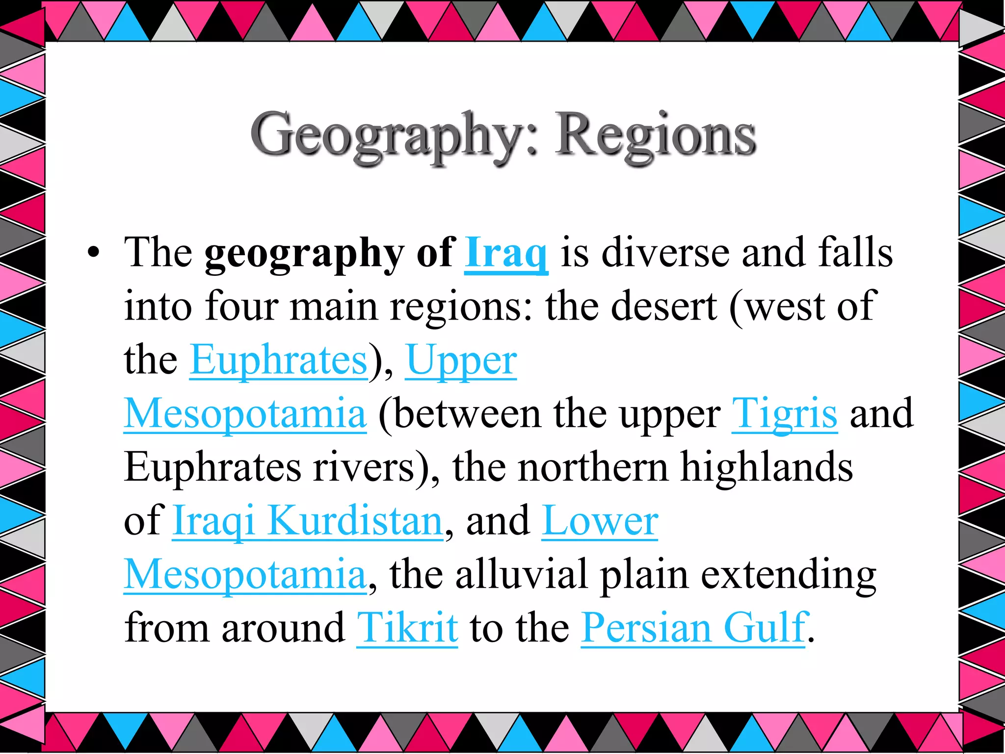 Iraq~presentation | PPTX