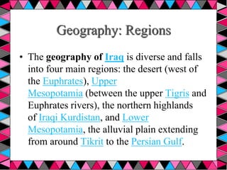 Iraq~presentation | PPTX