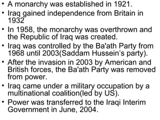 Iraq war | PPT